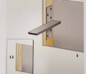 FLOATING WALL MOUNT BRACKETS (Special Order) - Stone Interiors